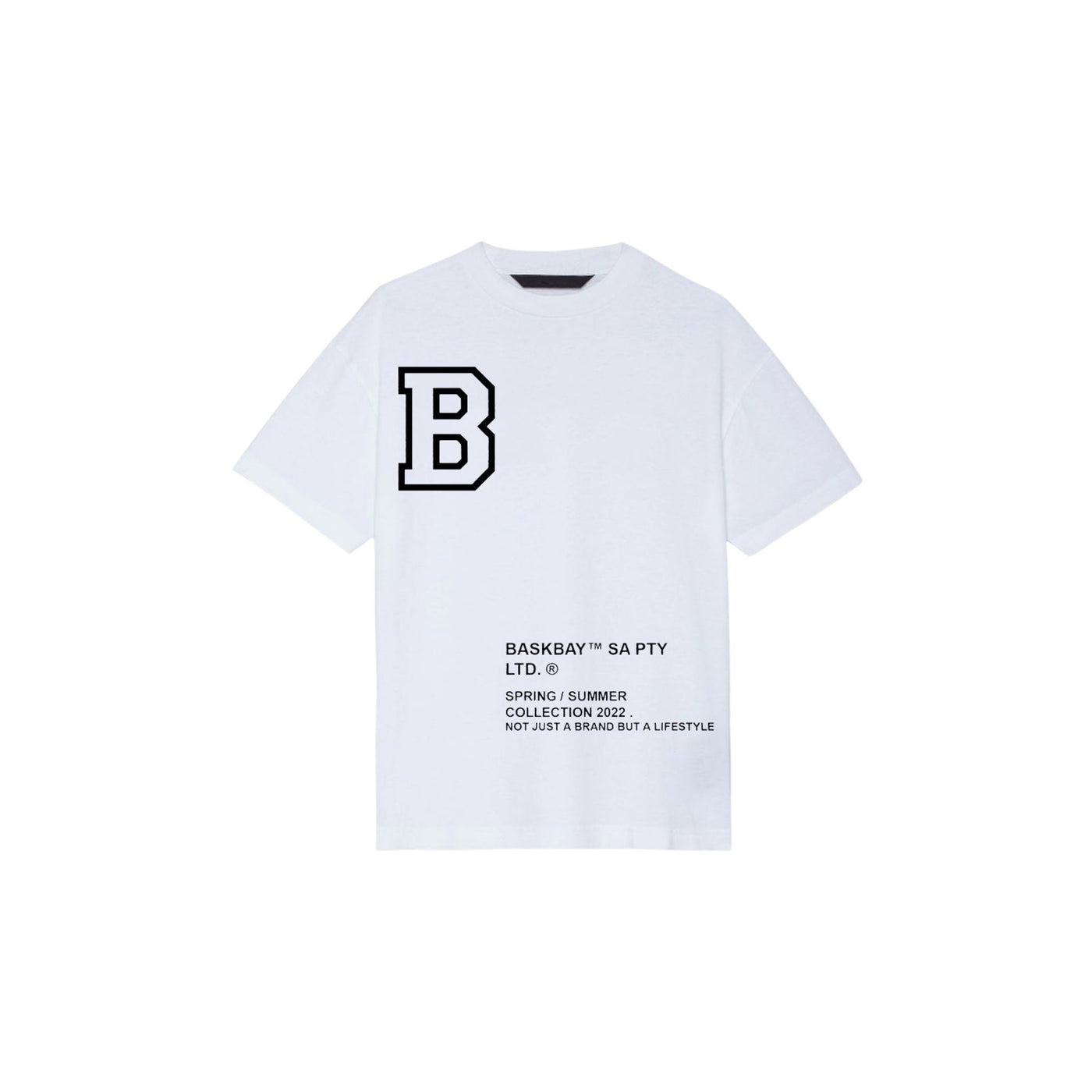 Buy Local BASKBAY Classic White Tee | LUTO