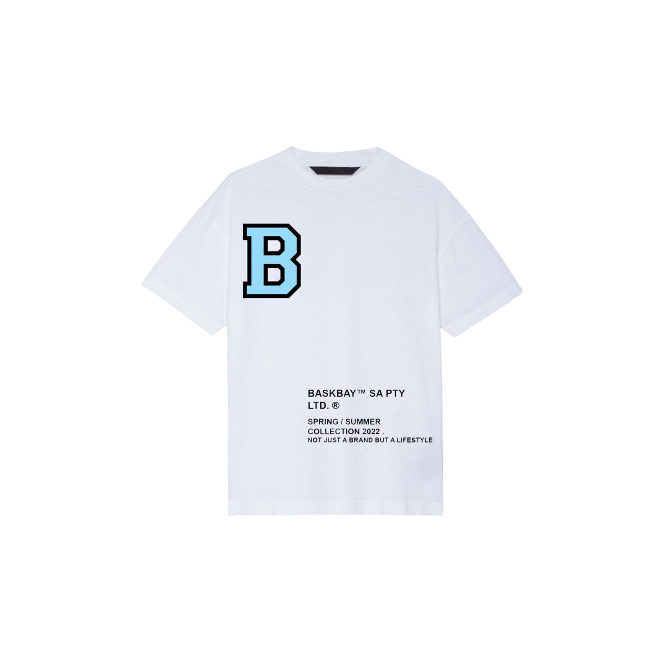 Buy Local BASKBAY Classic White Tee | LUTO